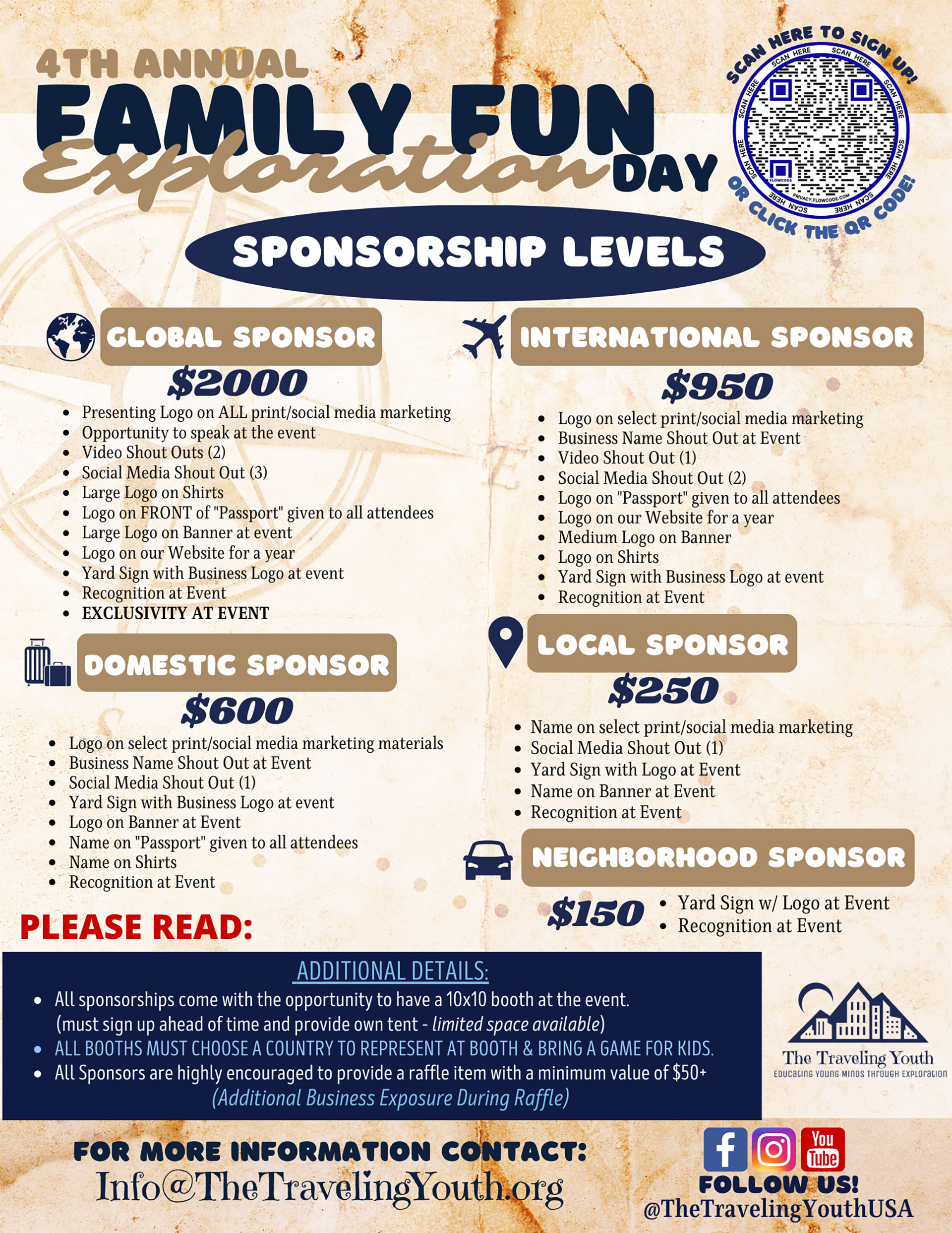 4th Annual Family Fun Exploration Day – The Traveling Youth